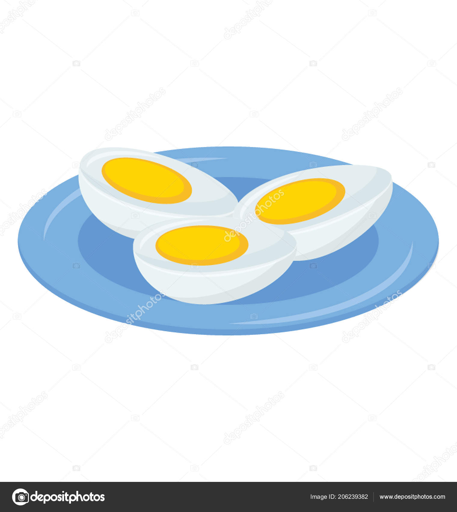 Hard Boiled Eggs Clip Art