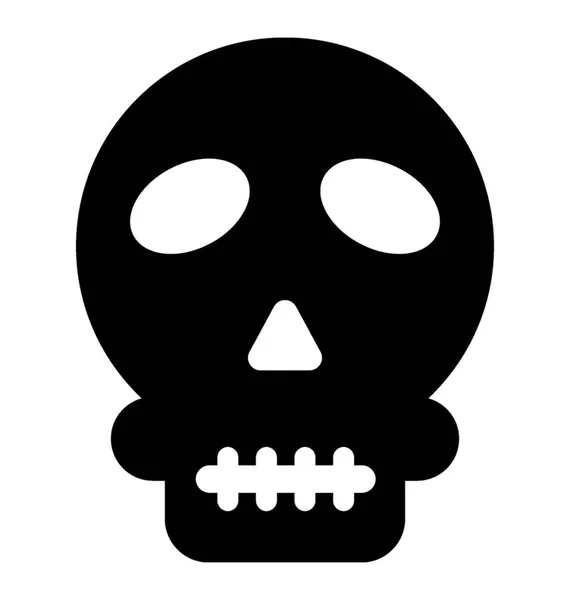 Human Skull Icon White Background Stock Vector by ©vectorsmarket 210238514