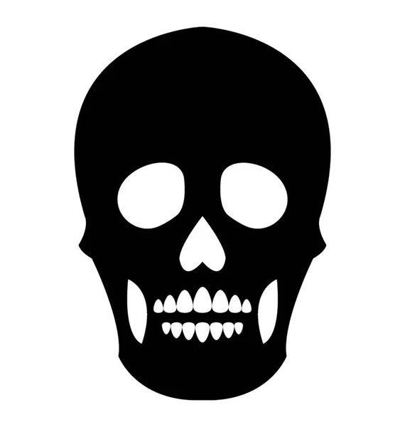 Human Skull Icon White Background Stock Vector by ©vectorsmarket 210238514