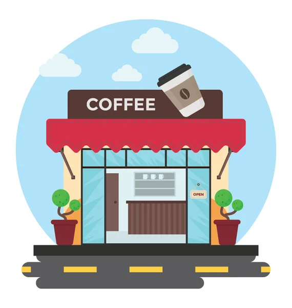 14,818 Kawiarnia budynku Vector Images | Depositphotos