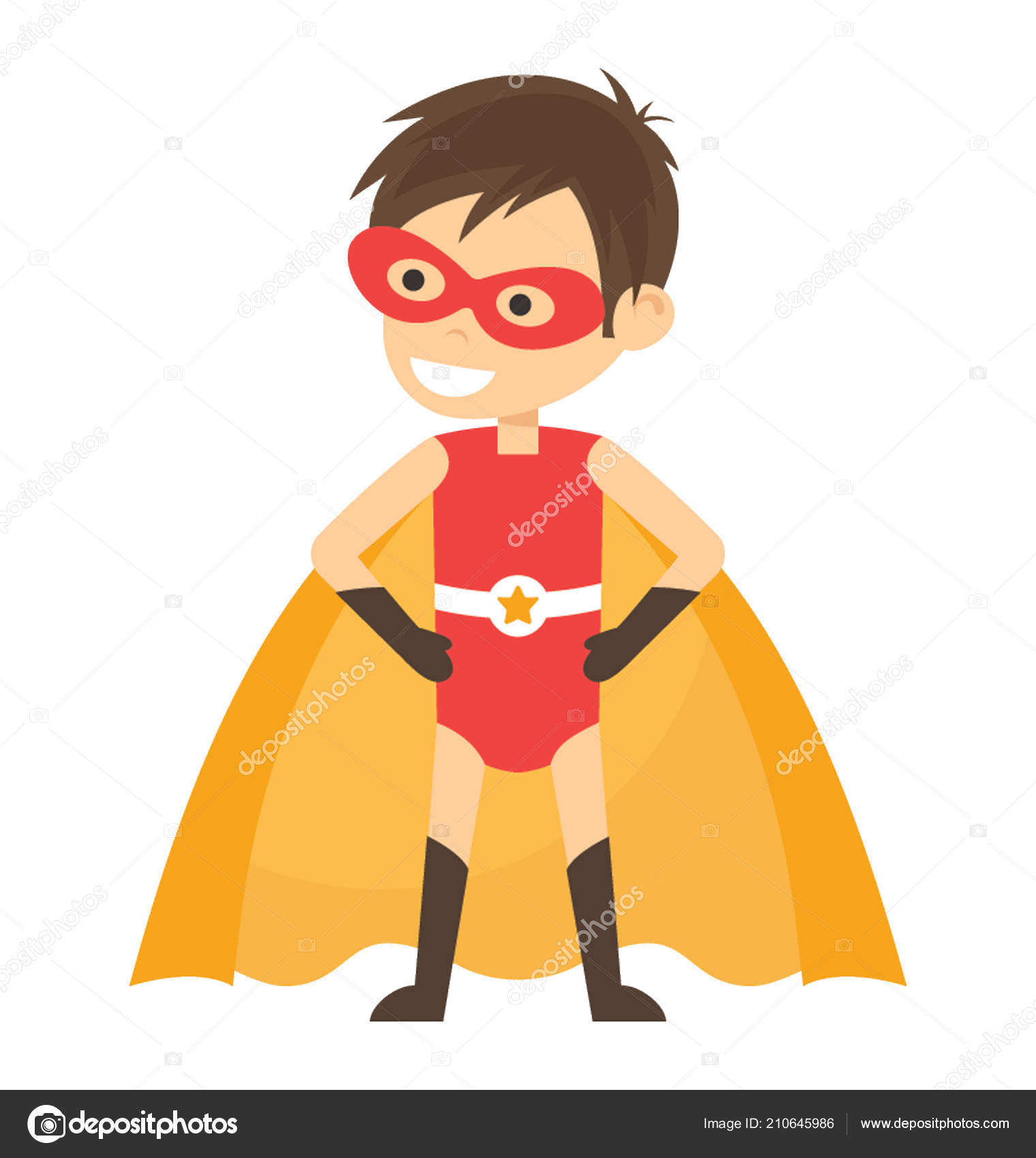 Superhero Cartoon Chibi Superman Stock Vector Image by ©vectorsmarket ...