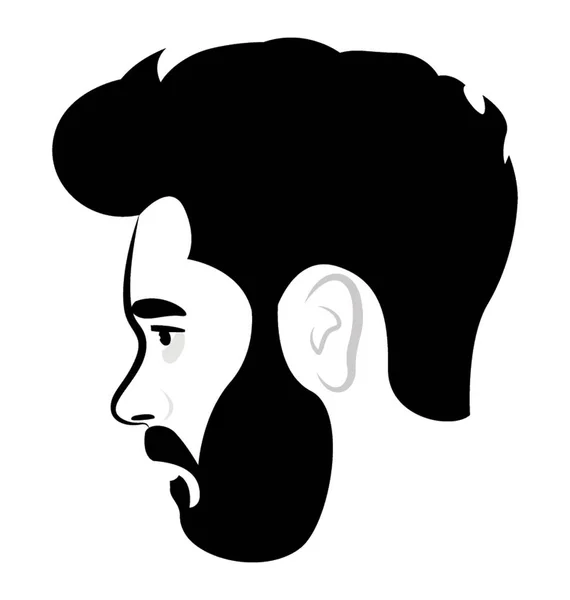 Individual Portrait Male Face Stock Vector by ©vectorsmarket 213377876