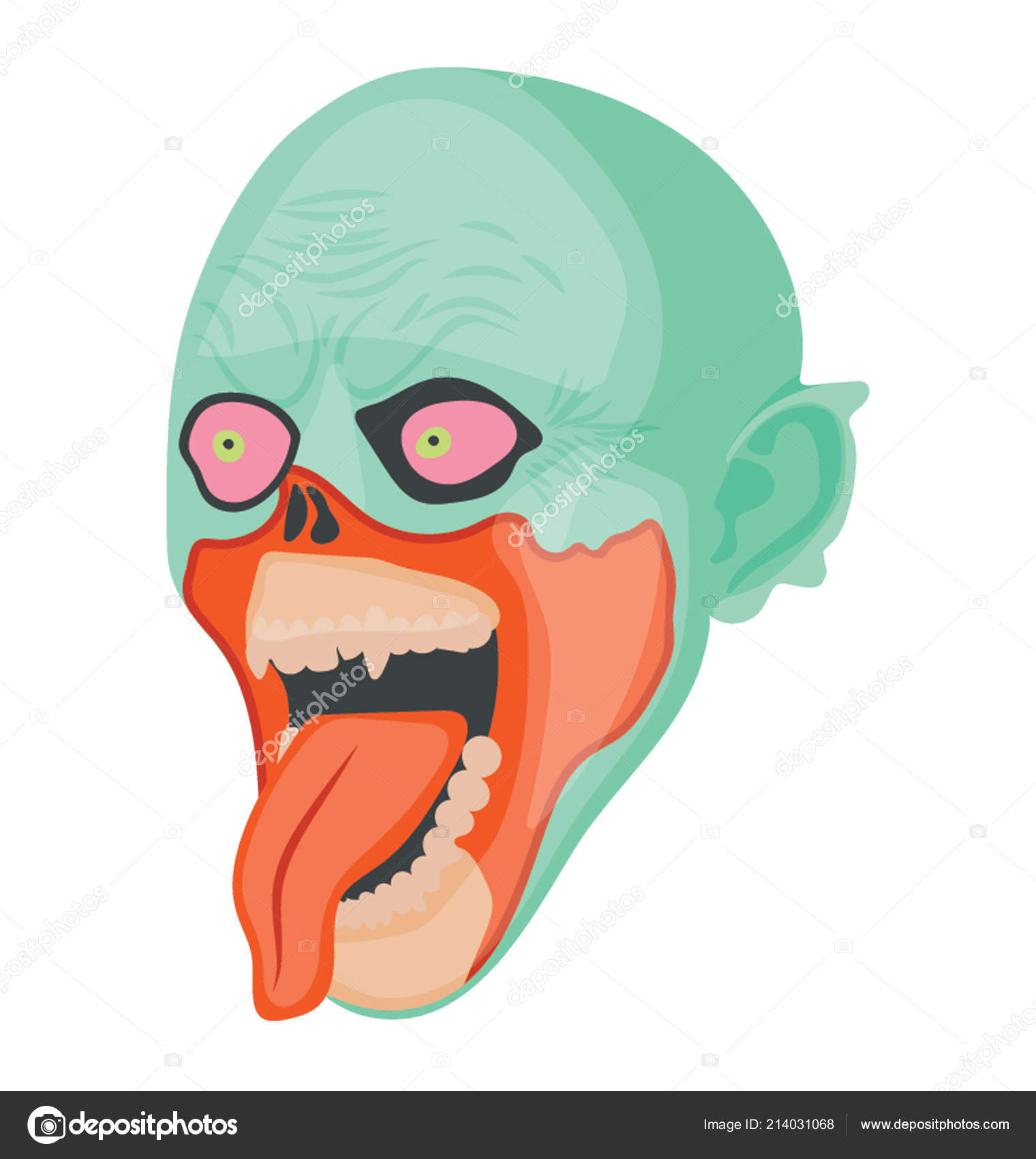 Human Face Blood Icon Dead Man Stock Illustration by ©vectorsmarket ...