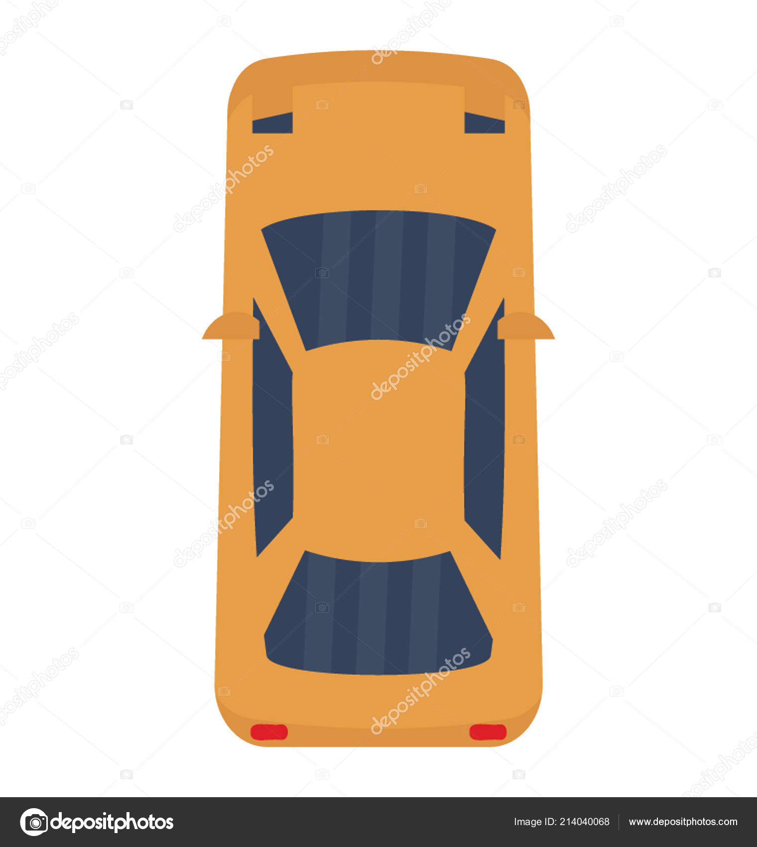 Small Car Flat Icon Stock Vector by ©vectorsmarket #214040068