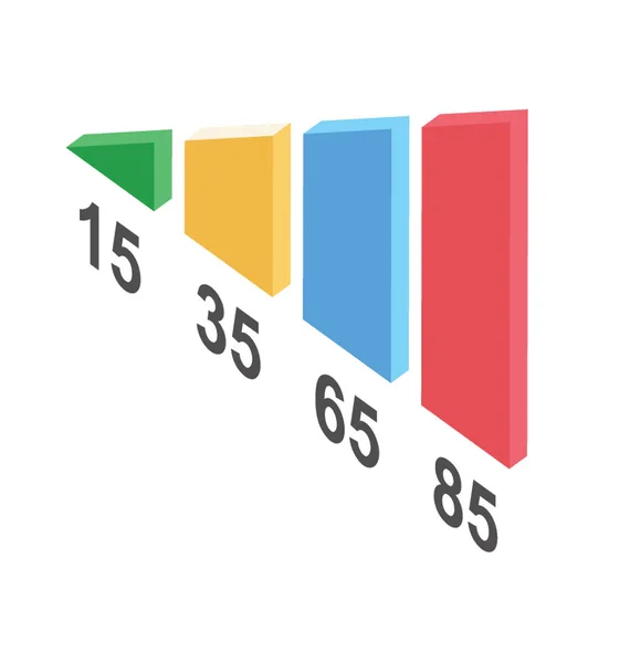 Graphical Representation Vertical Bar Chart Sometimes Called Line Graph ...