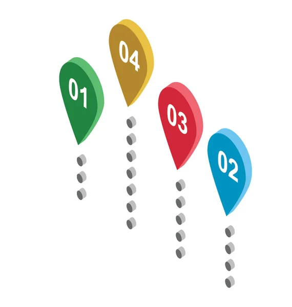 Infographics Location Symbol Called Modern Infographic Chart Stock ...