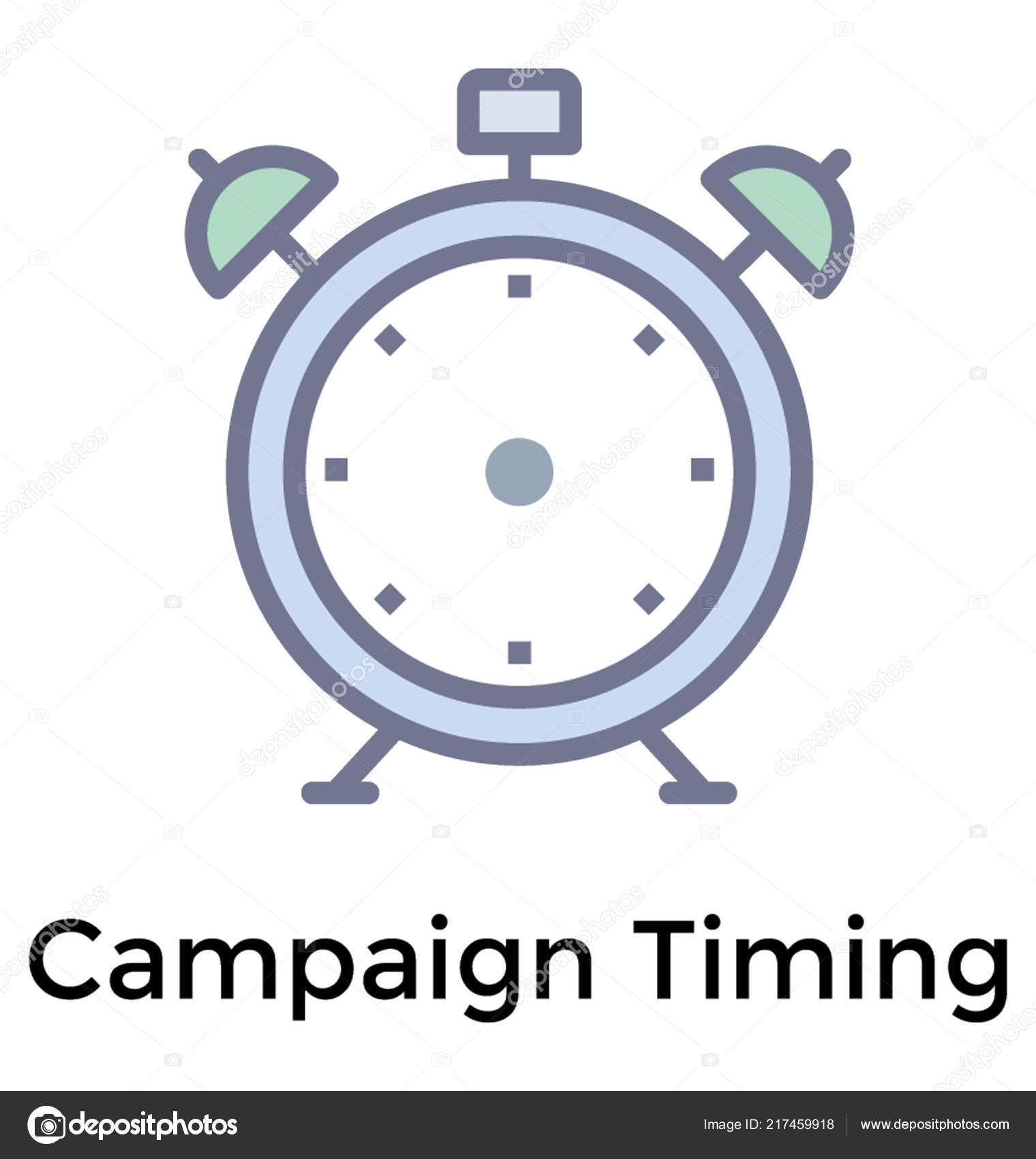 Stopwatch Showing Campaign Timing Stock Vector Image by ©vectorsmarket ...