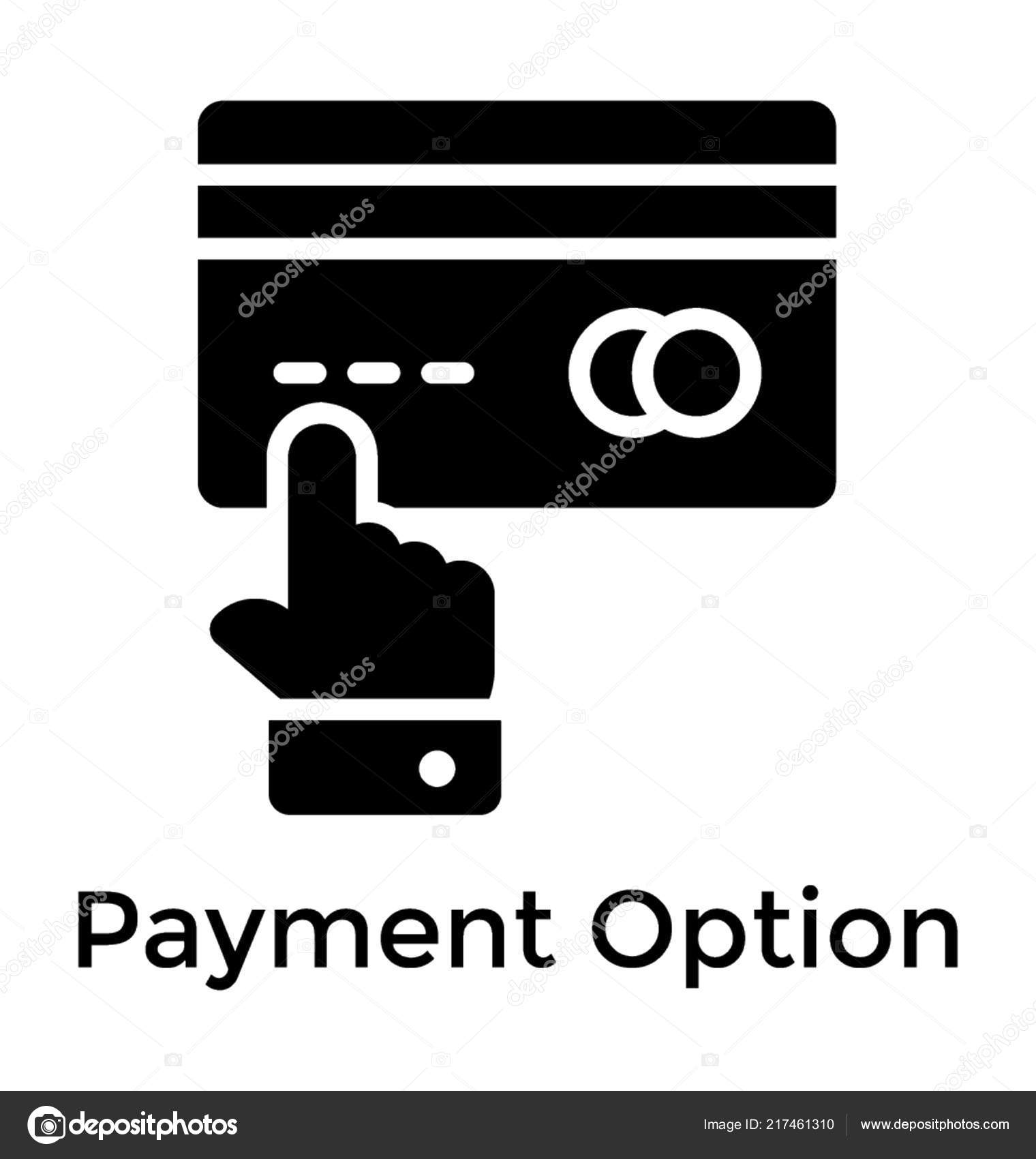 Payment Option Card Stock Vector Image by ©vectorsmarket #217461310
