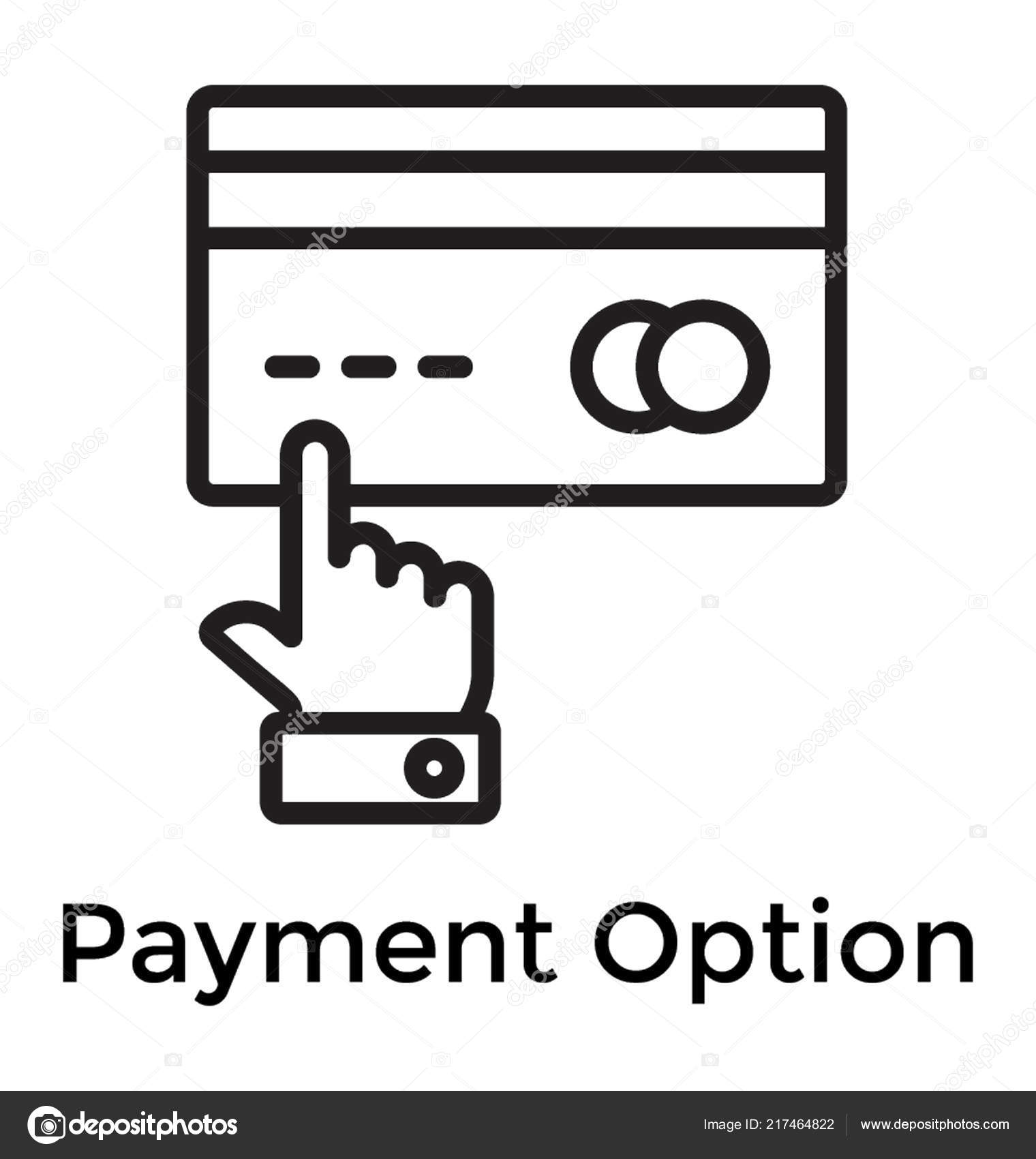 Payment Option Card Stock Vector by ©vectorsmarket 217464822
