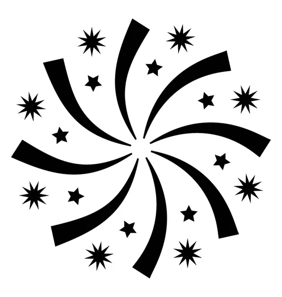 Spider Fireworks Explosive Vector Icon Stock Vector Image by ...