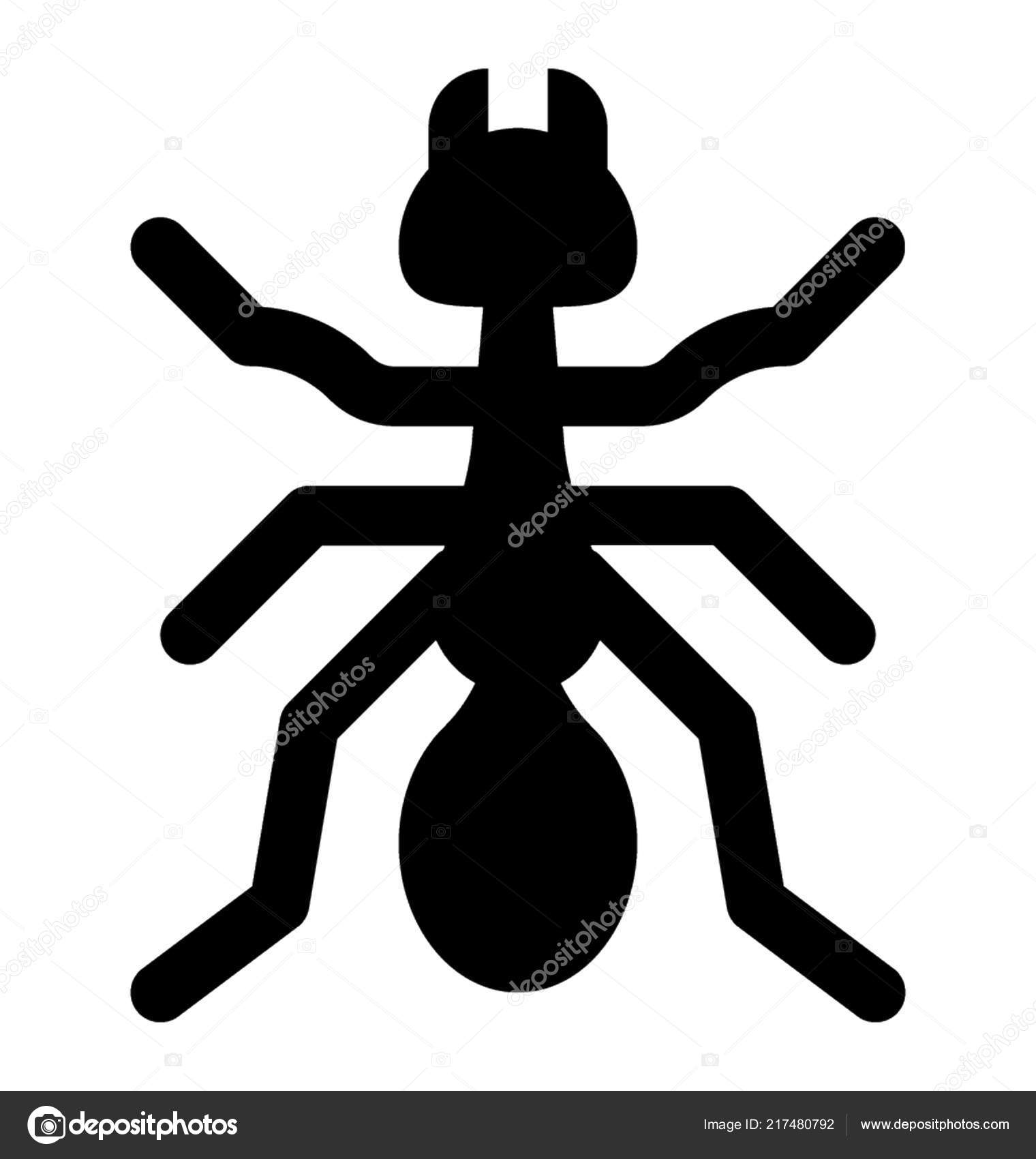 Small Insect Having Small Legs Depicting Ants Stock Vector Image by ...