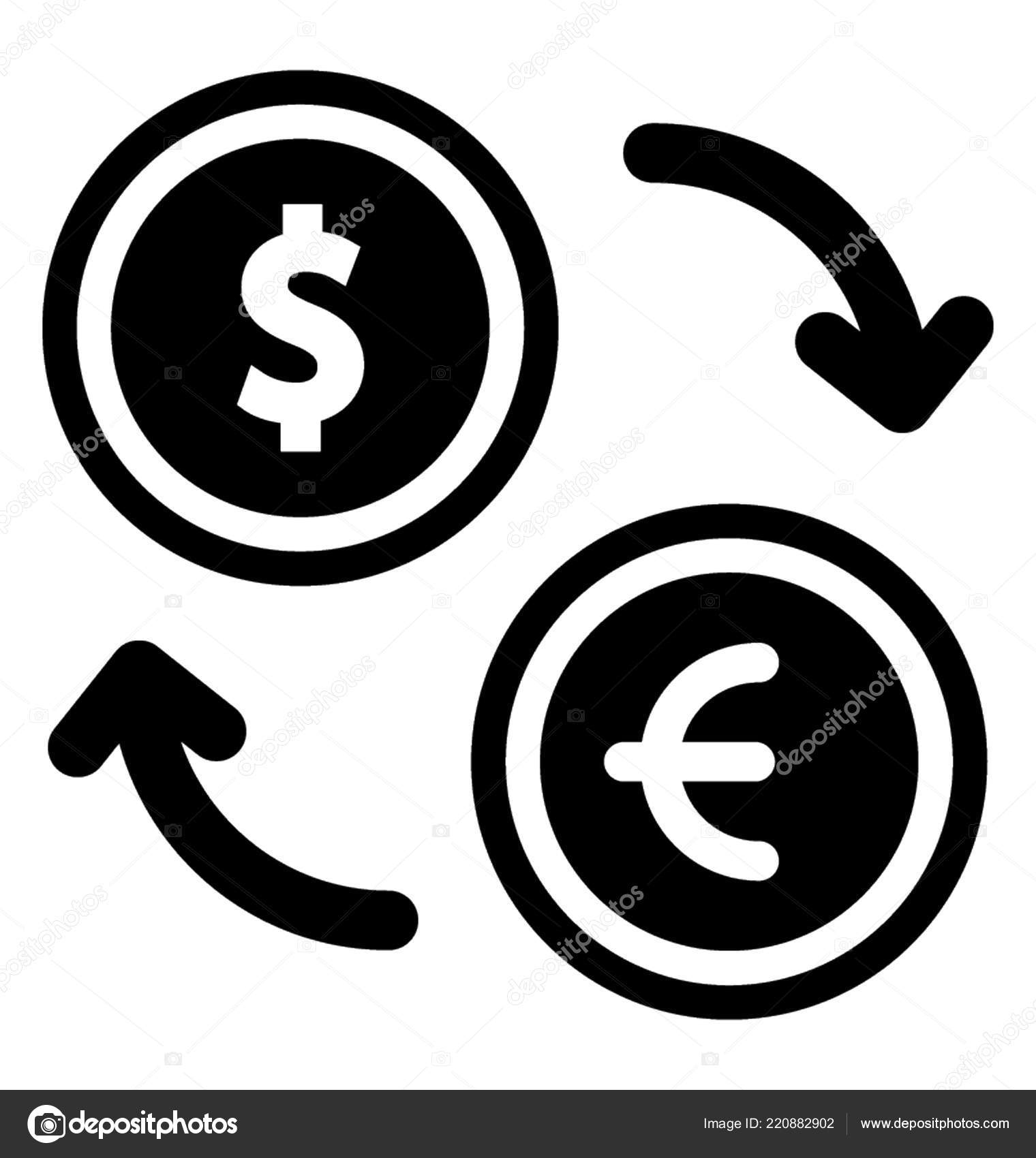 Image vectorielle Signe Dollar Avec Cycle Rotatif Montrant Concept ...