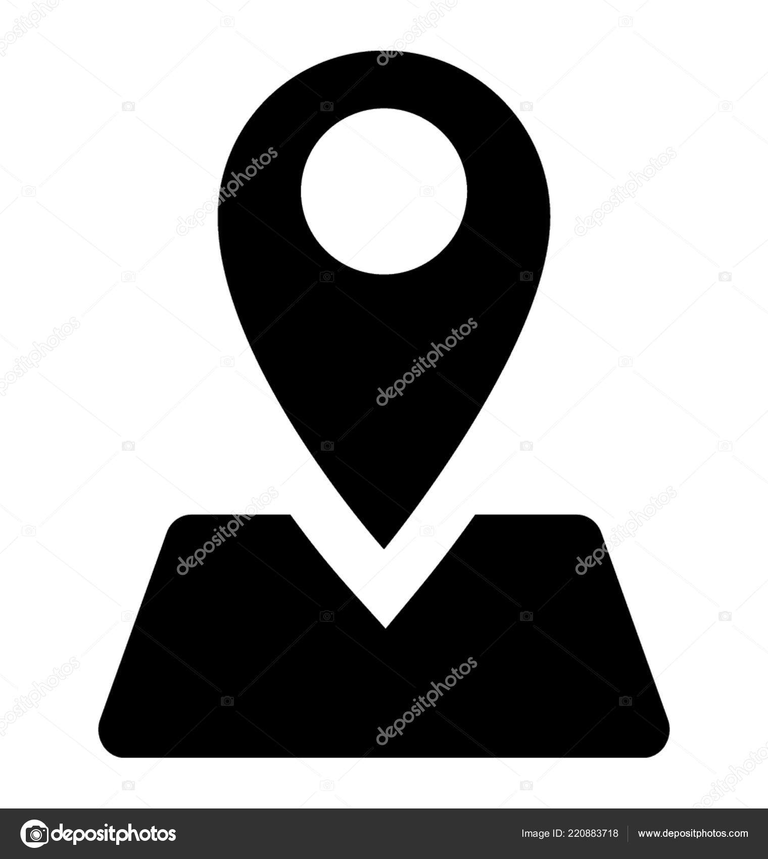 Navigating Pointer Opened Map Representing Map Marker Stock Vector by ...