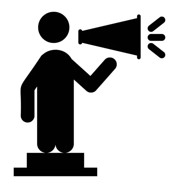 Man announcing Vector Art Stock Images | Depositphotos