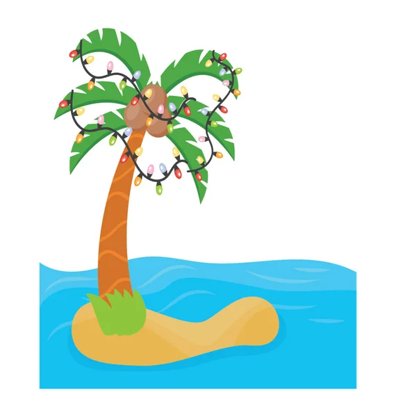 Christmas palm tree Vector Art Stock Images | Depositphotos