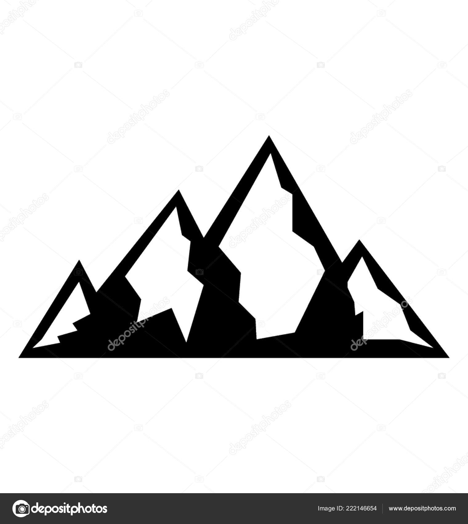 Top Hill Mountain Representing Beauty Nature Stock Vector by ...