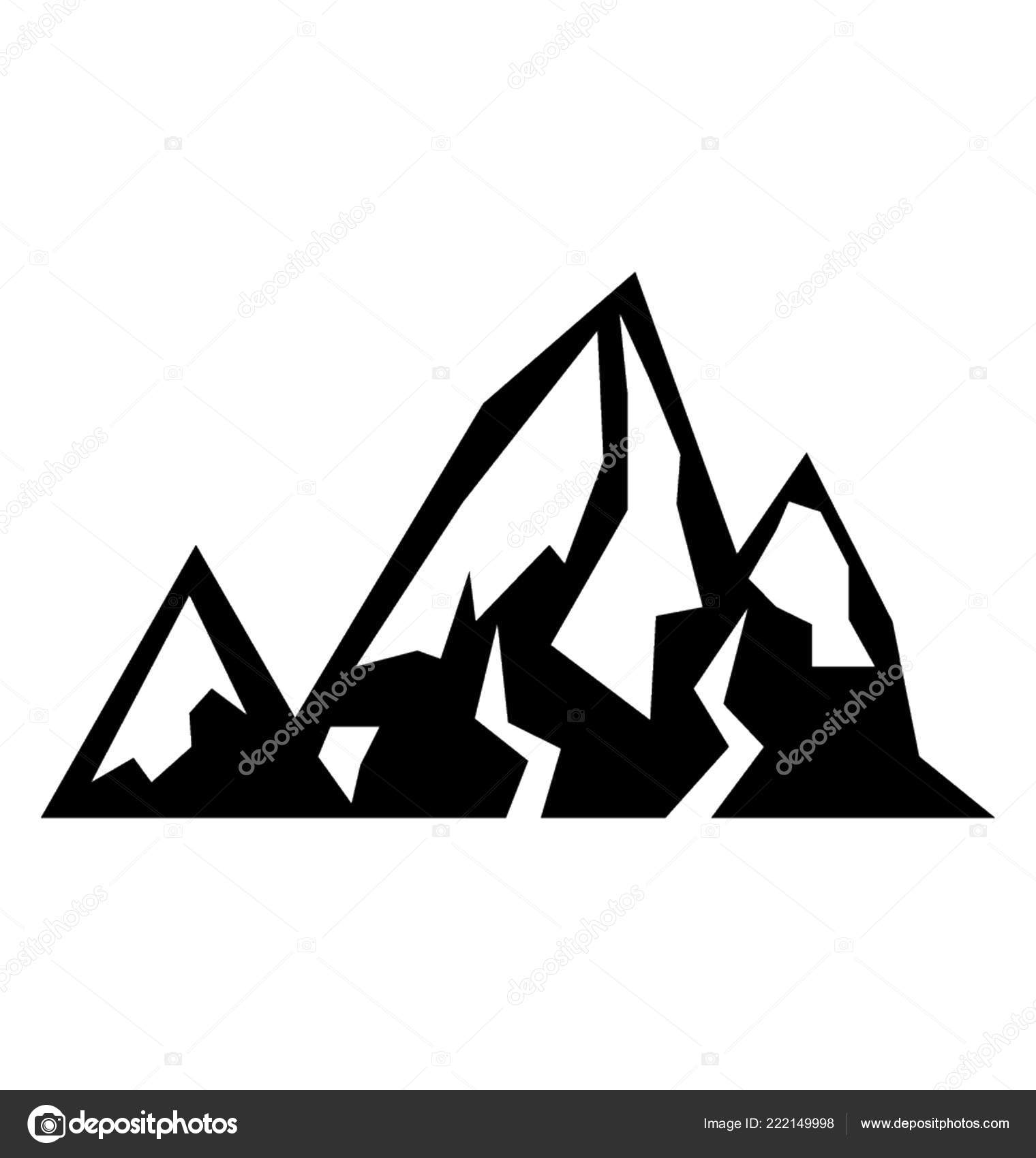 Top Hill Mountain Representing Beauty Nature Stock Vector Image by ...