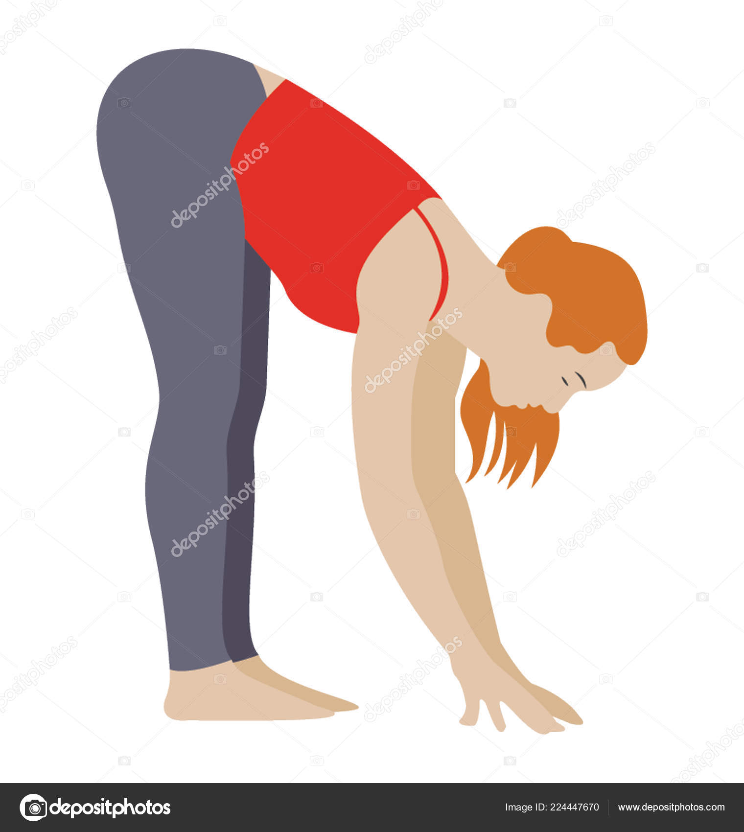 Tummy Exercise Flat Icon Design Exercise Concept Stock Vector Image by ...