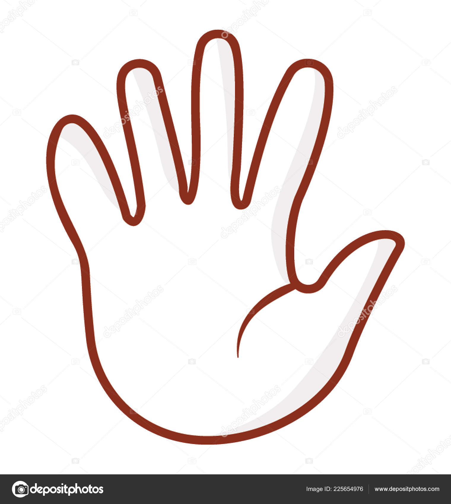 High Five Hand Gesture Cartoon Hand ⬇ Vector Image by © vectorsmarket ...