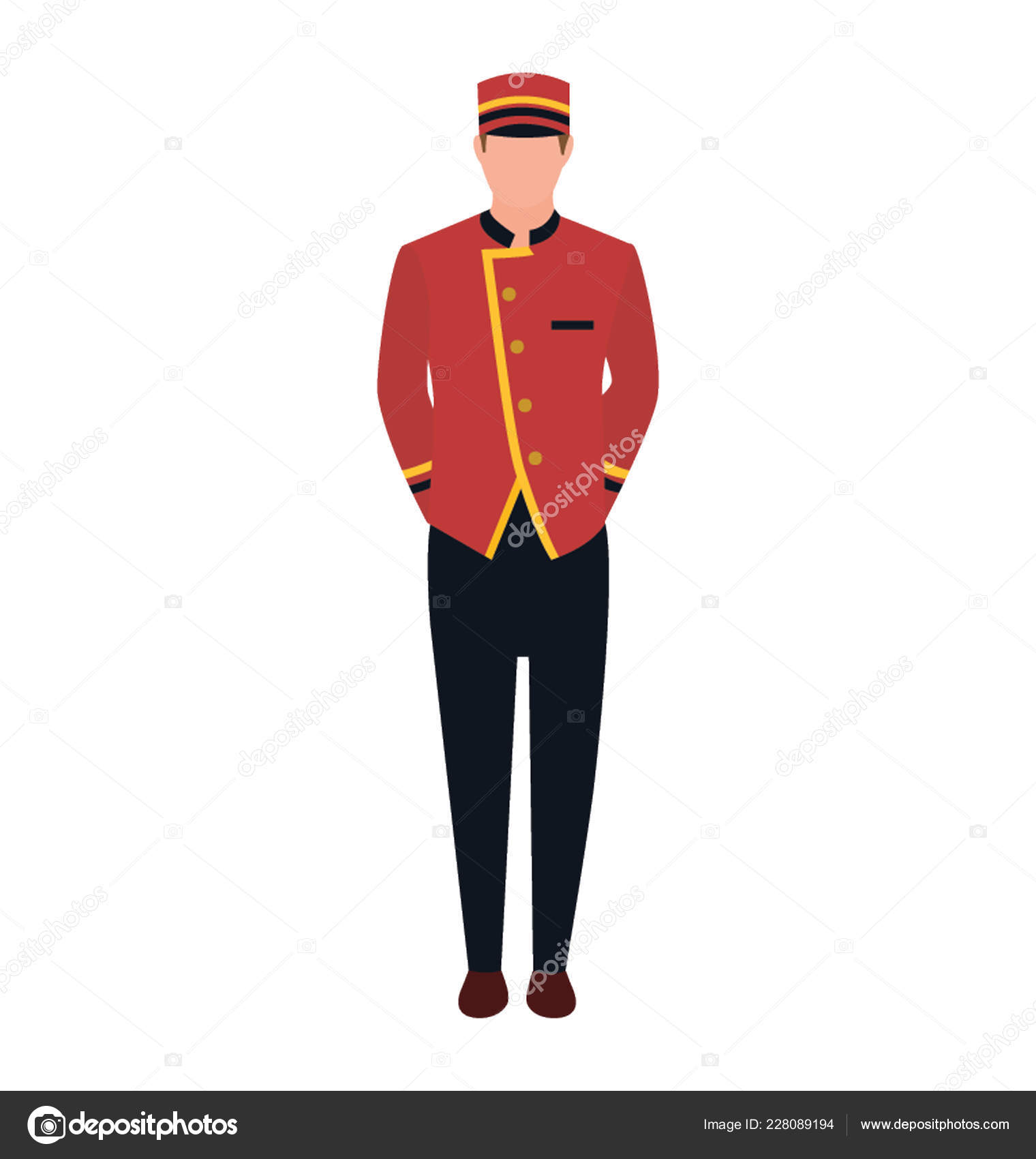 Bandmaster Flat Icon Design Stock Vector Image by ©vectorsmarket #228089194