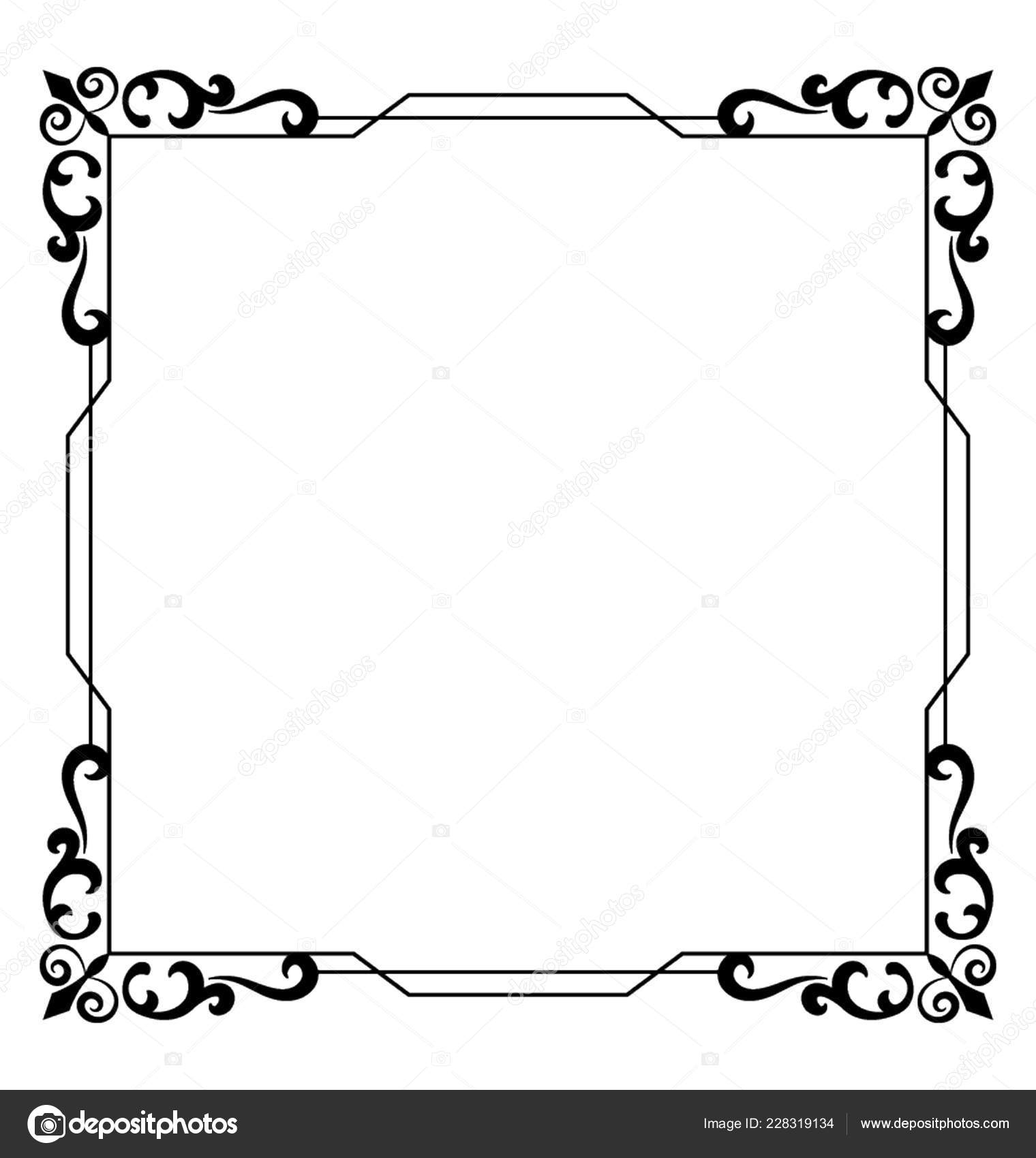 Frame Line Icon Design — Stock Vector © vectorsmarket #228319134