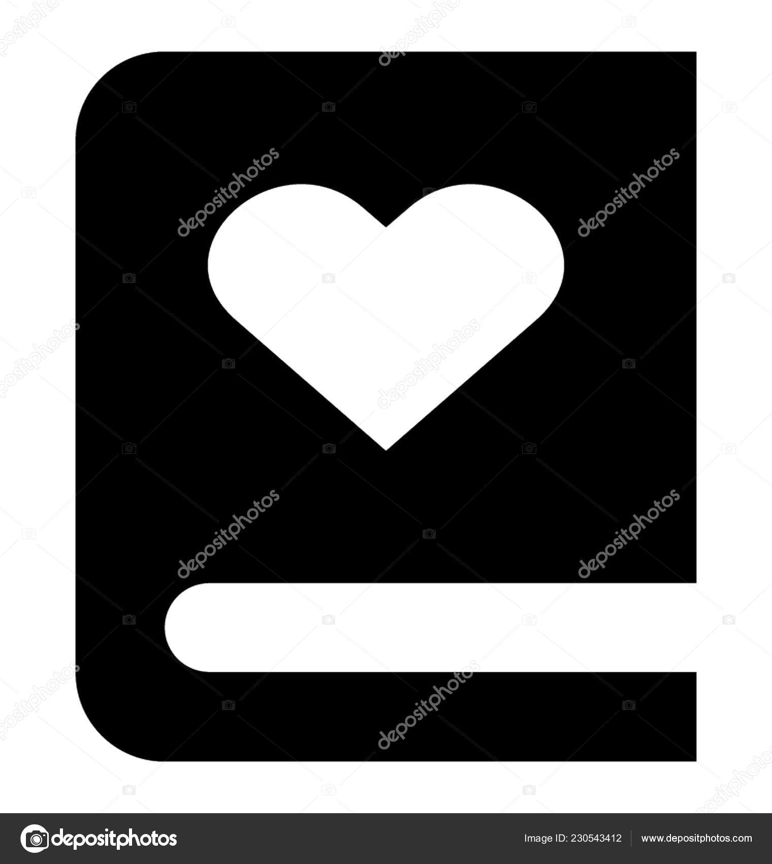 Favorite Book Vector Icon Stock Vector by ©vectorsmarket 230543412