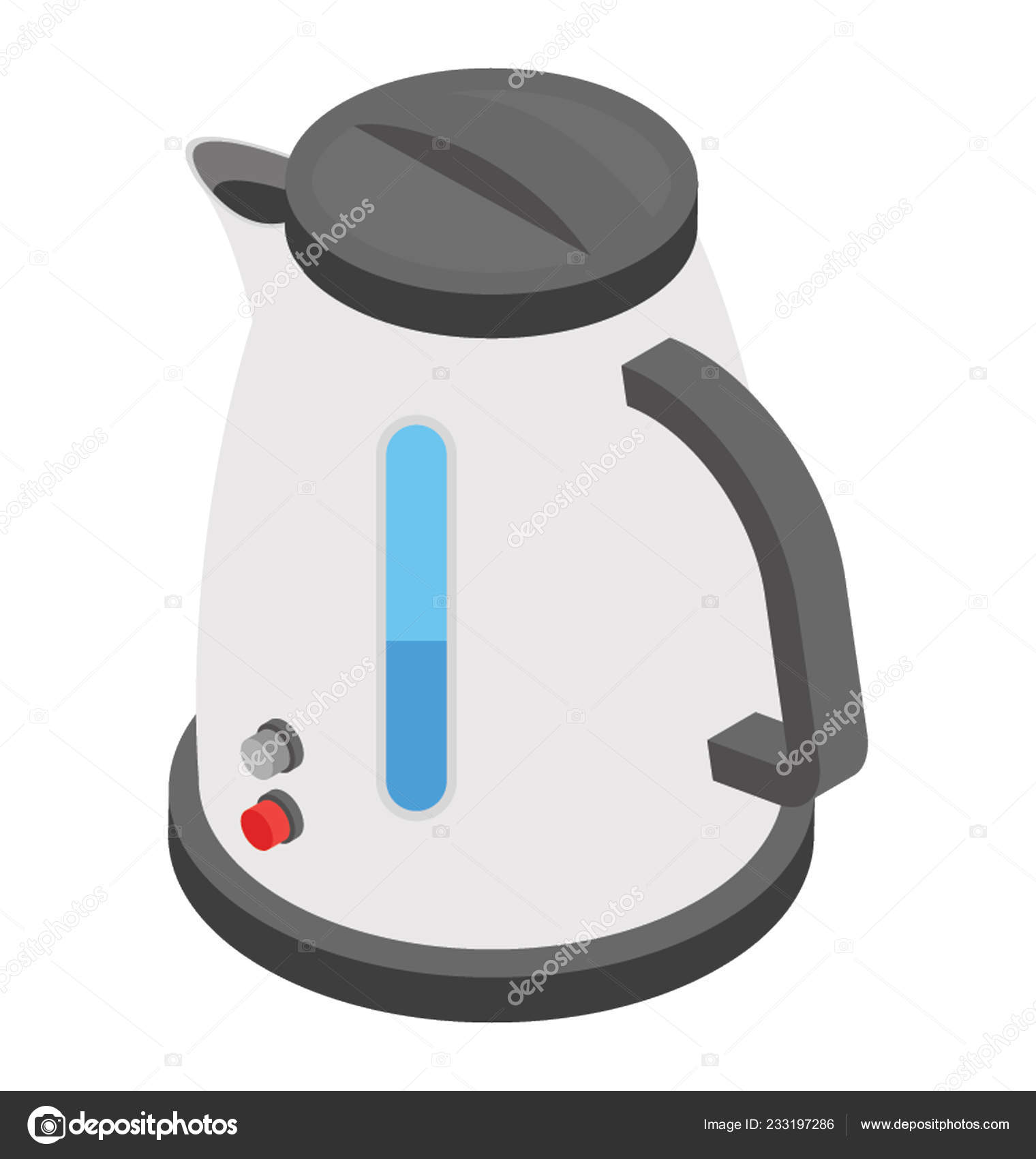 Electric Kettle Cartoon