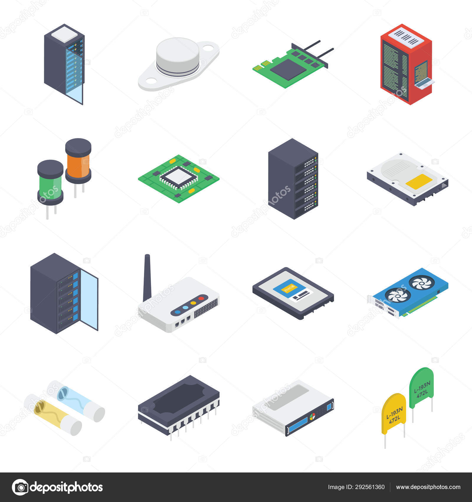 Hardware Isometric Vectors Pack Stock Vector Image by ©vectorsmarket ...