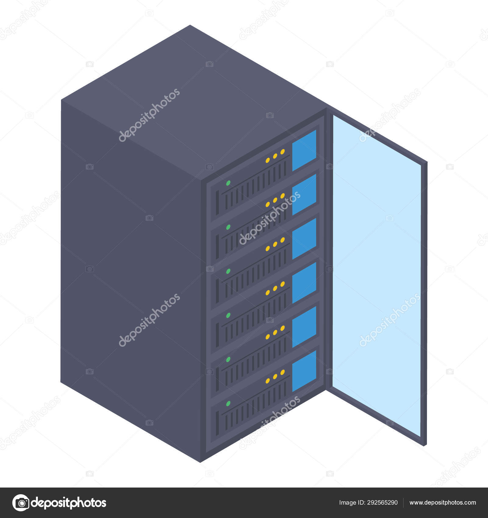 Server Rack Vector