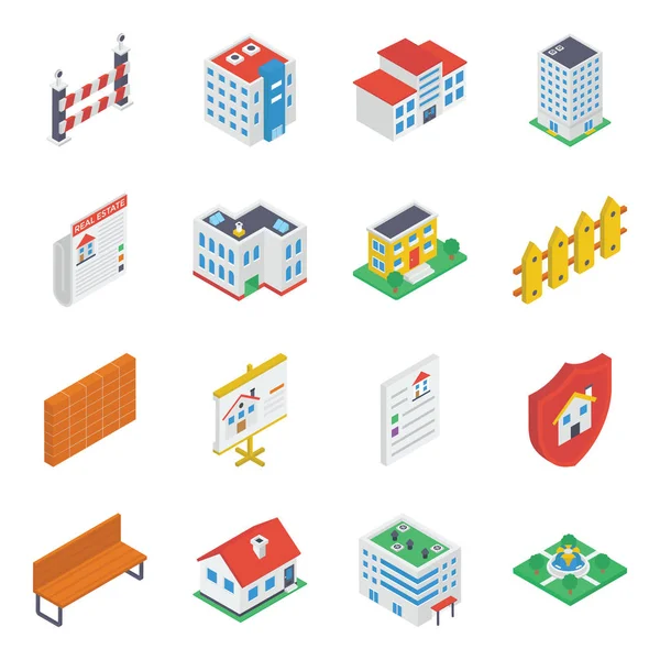 7,644,785 Map icons buildings Vector Images | Depositphotos