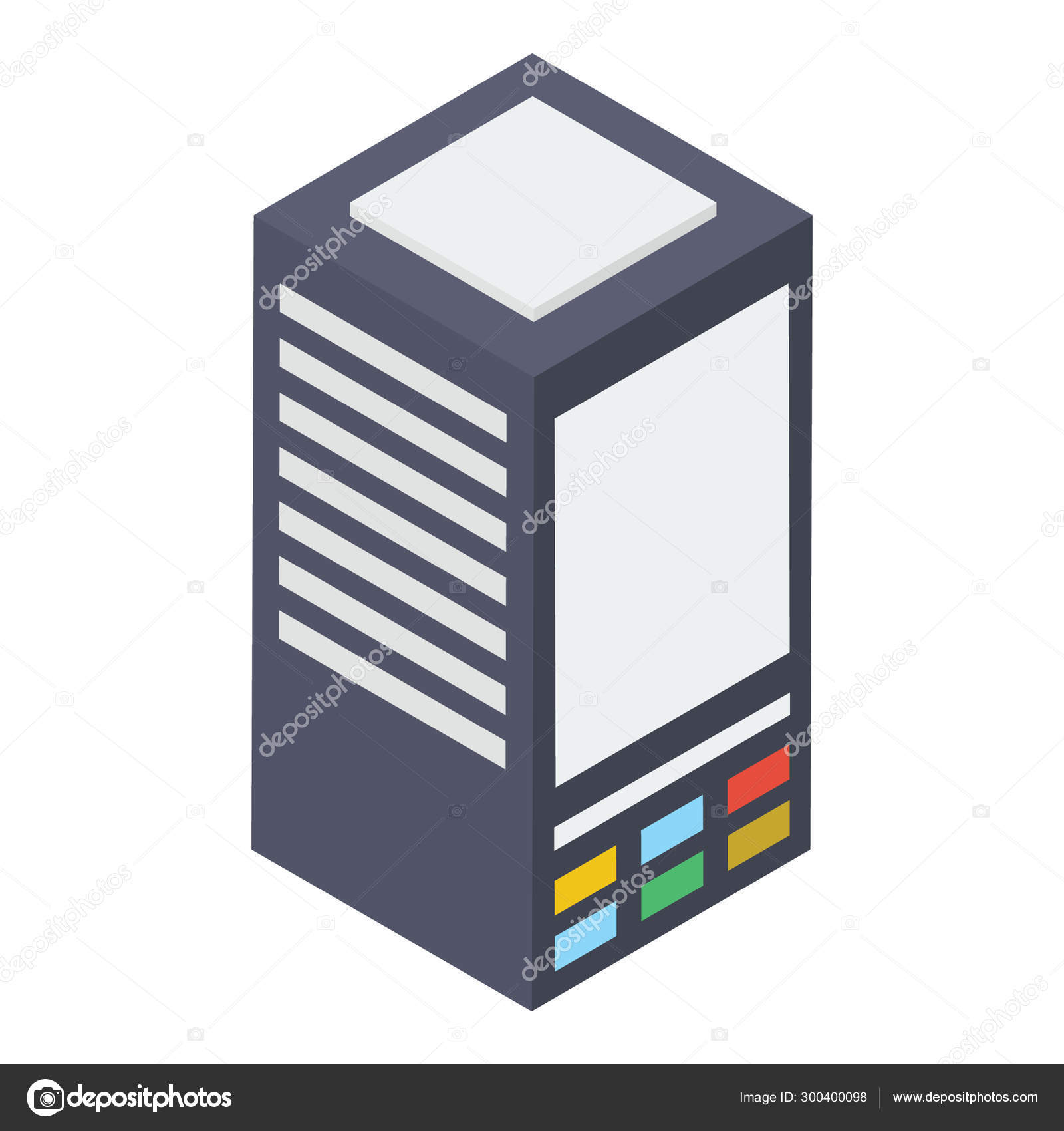 Data Server Rack Vector Design Stock Vector Image by ©vectorsmarket ...