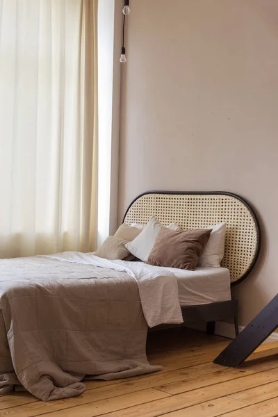 Wooden bed frame Stock Photos, Royalty Free Wooden bed frame Images ...