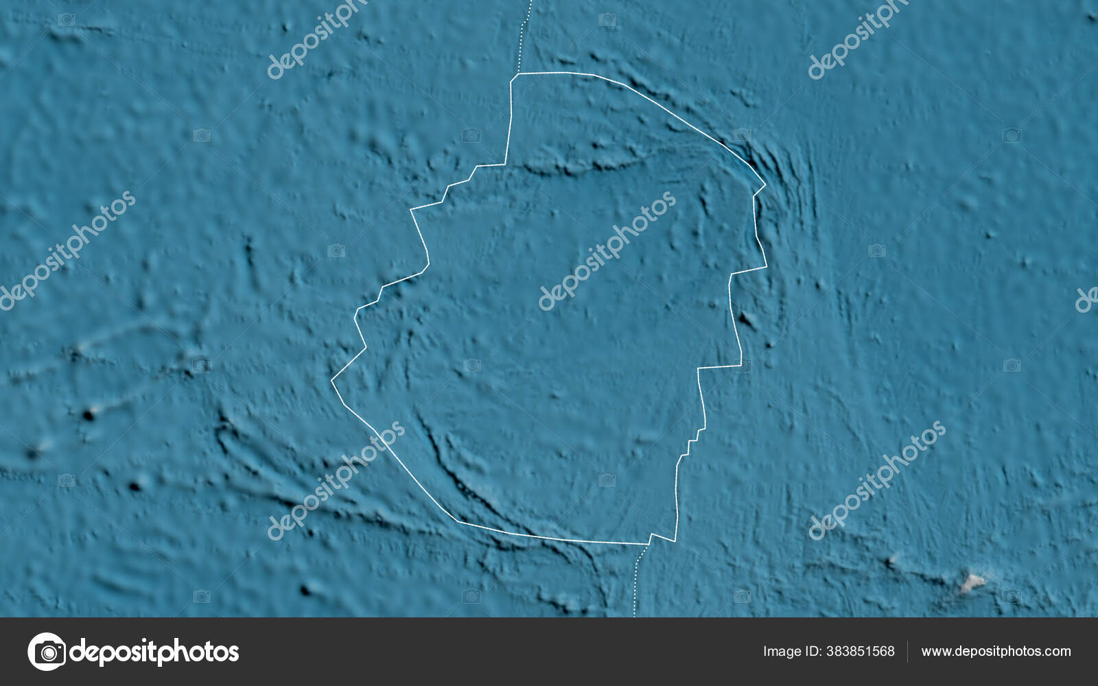 Outline Easter Tectonic Plate Borders Surrounding Plates Background ...