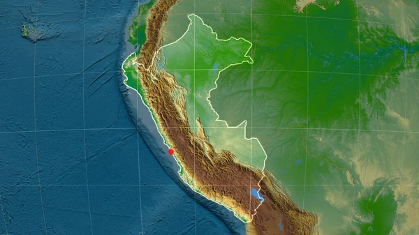 Peru physical map Stock Photos, Royalty Free Peru physical map Images | Depositphotos