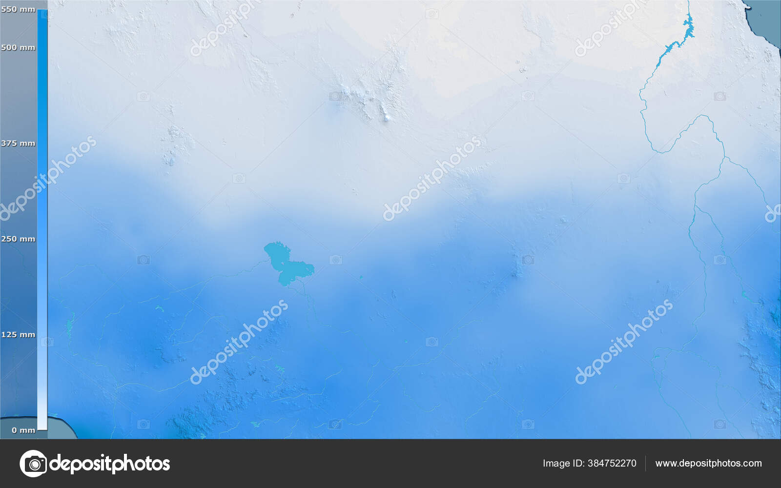 Precipitation Wettest Month Chad Area Stereographic Projection Legend ...