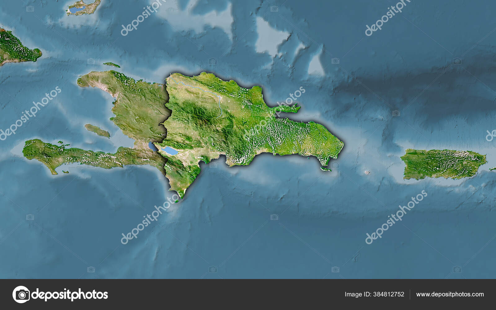 Dominican Republic Map And Satellite Image Cloud Radar Dominican
