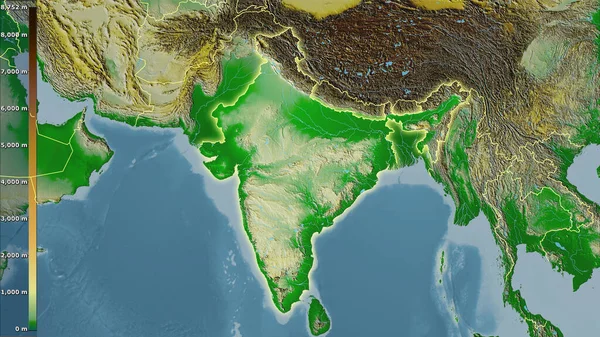 Phyical map india Stock Photos, Royalty Free Phyical map india Images ...