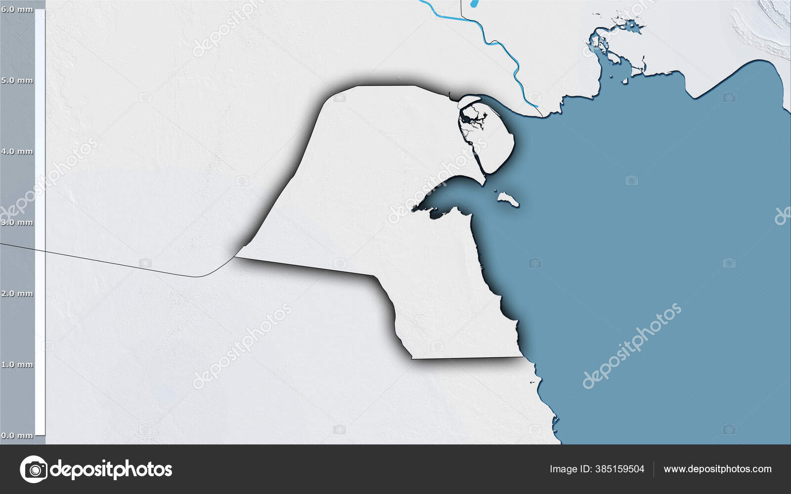 Precipitation Warmest Quarter Kuwait Area Stereographic Projection ...