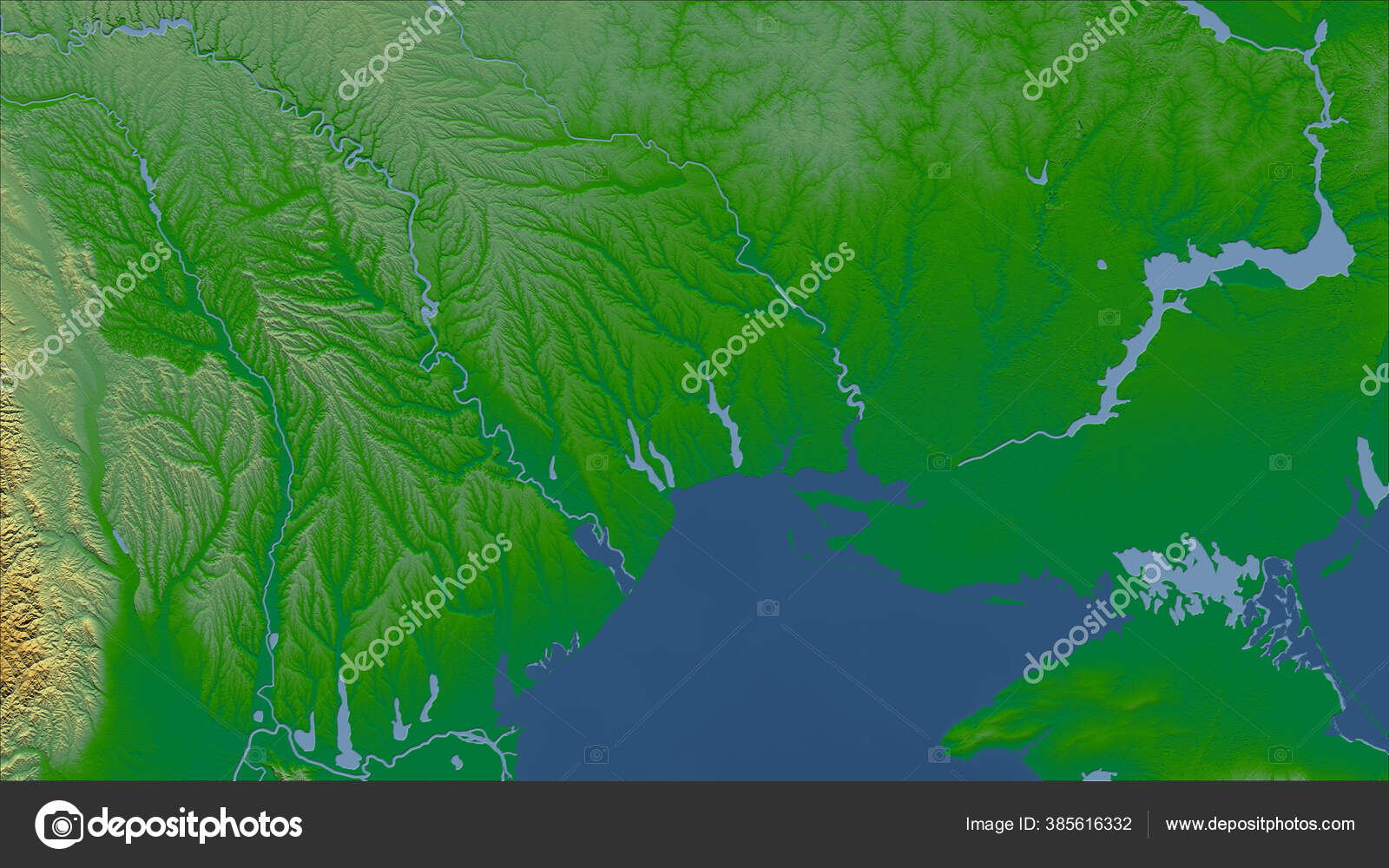 moldova physical map