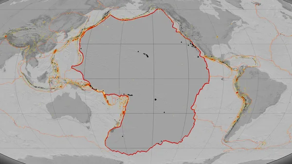 Pacific Rim Map Outline