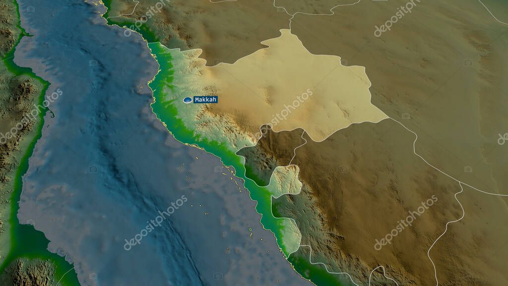 La Meca - región de Arabia Saudita se acercó y destacó con capital ...