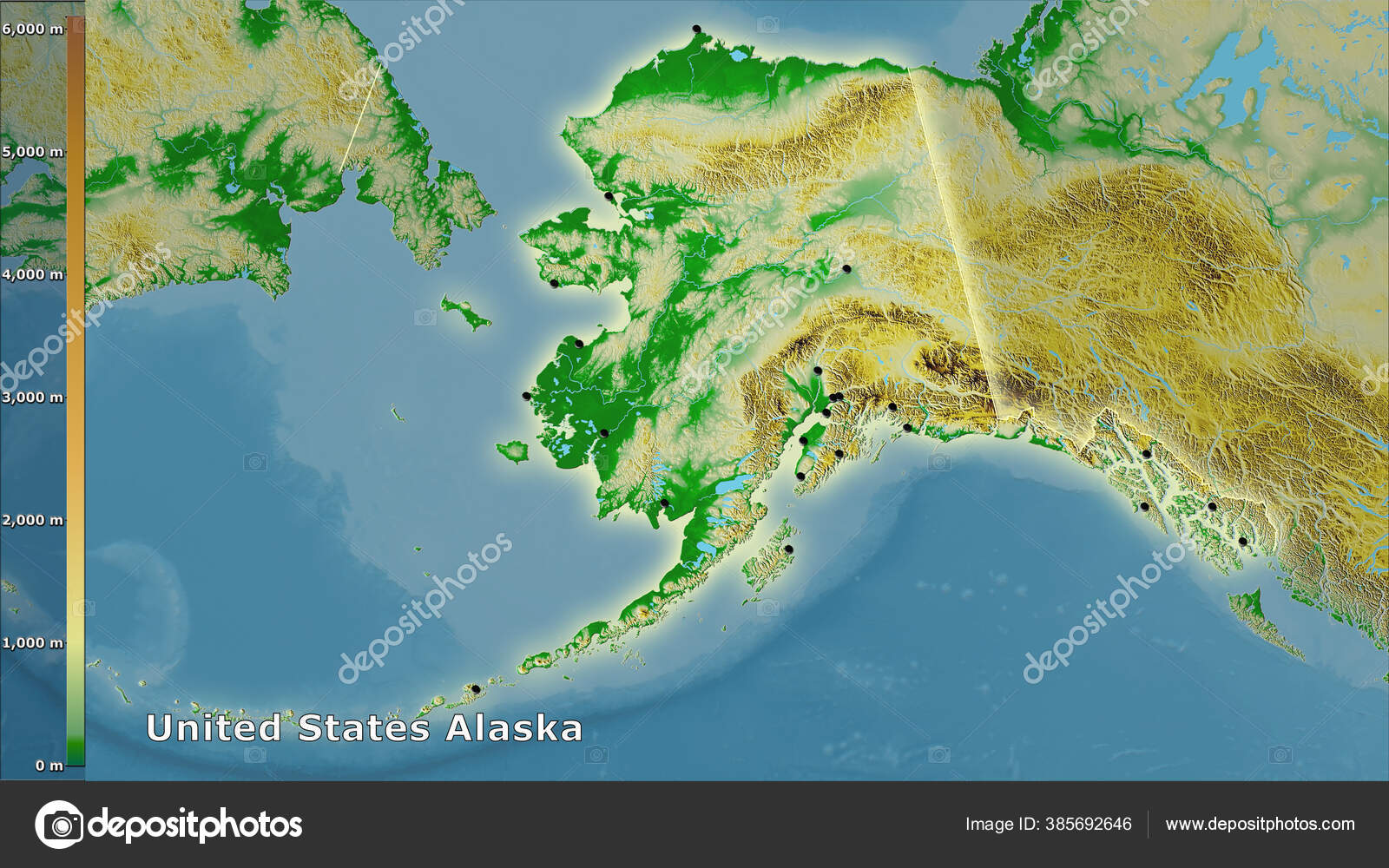 Physical Maps With Legends