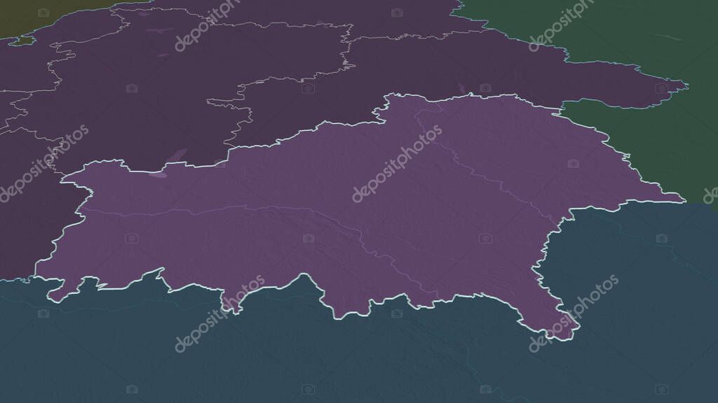 Ampliar en Homyel '(región de Bielorrusia) esbozado. Perspectiva ...