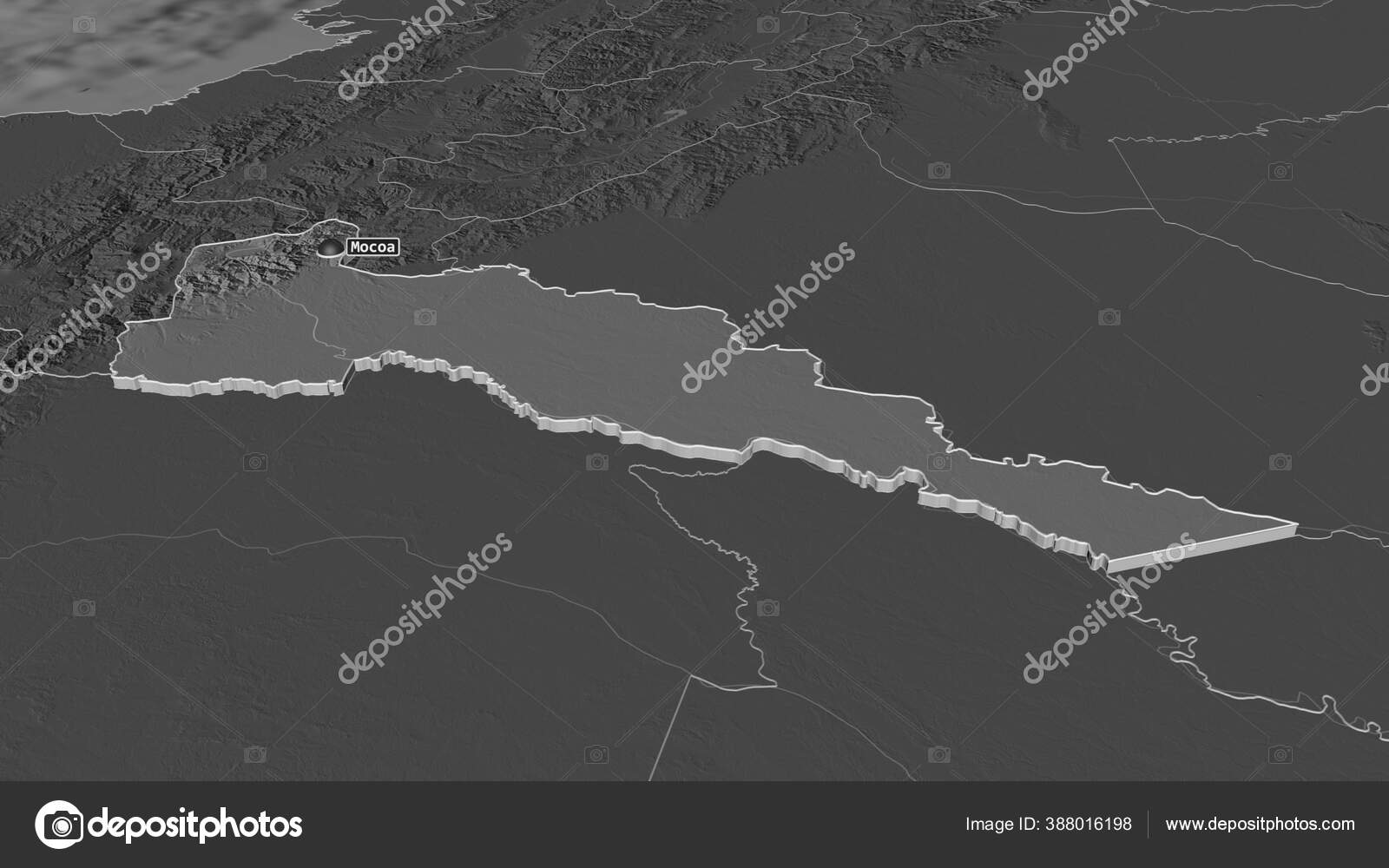 Zoom Putumayo Intendancy Colombia Extruded Oblique Perspective Bilevel ...