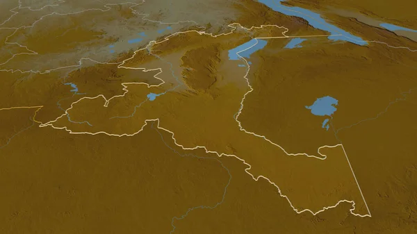 Zoom in on Haut-Katanga (province of Democratic Republic of the Congo ...