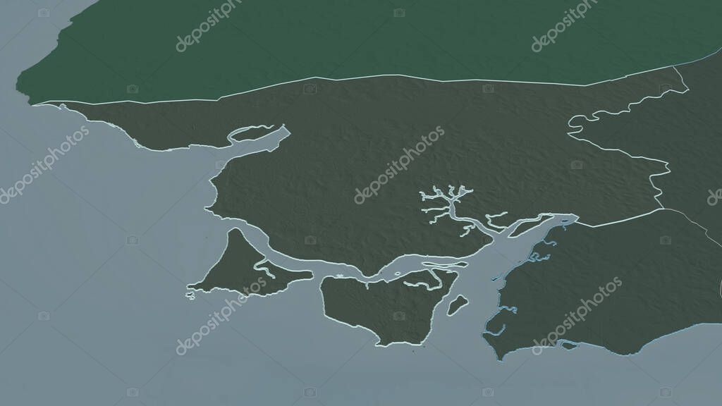 Ampliar en Cacheu (región de Guinea-Bissau) esbozado. Perspectiva ...