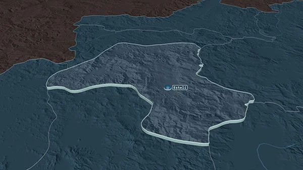 Ampliar en Esteli (departamento de Nicaragua) extruido. Perspectiva ...