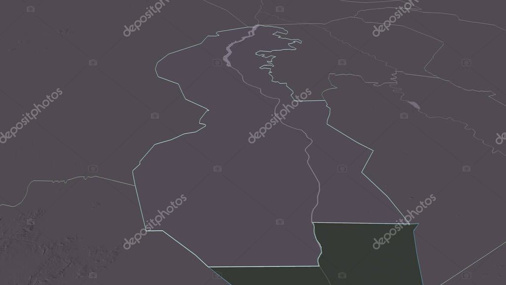 Ampliar sobre el Nilo Blanco (estado de Sudán) esbozado. Perspectiva ...