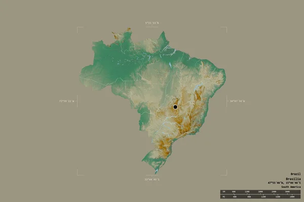 Brazil relief map Stock Photos, Royalty Free Brazil relief map Images ...