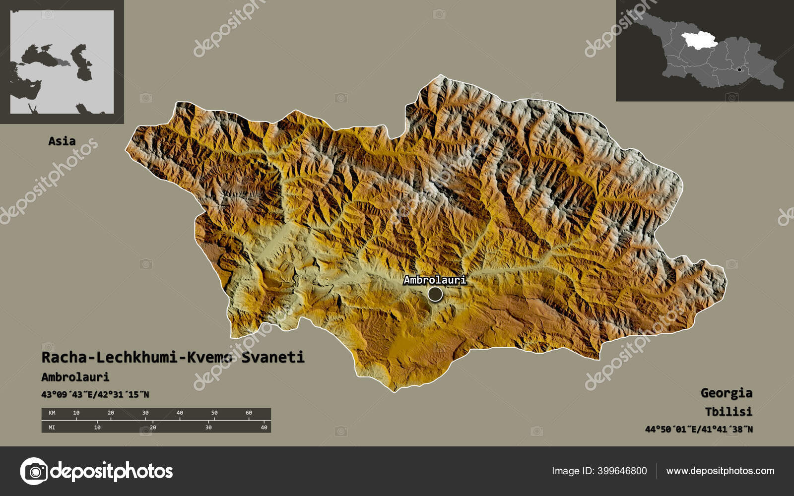 Svaneti Map